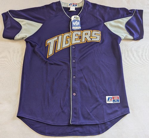 NEW Russell Athletic "Team Issue" LSU Tigers Baseball Jersey Size XL | eBay