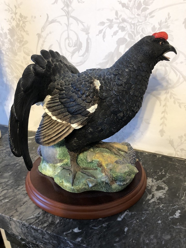 Border Fine Arts Game Birds Blackcock A1278 Excellent Condition | eBay UK