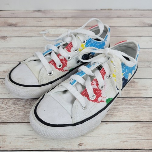 Converse All Star Chucks Colorful World Map 12 | eBay