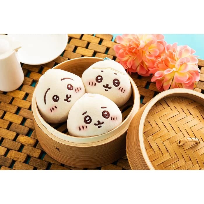 Chikawa Chikawa Hotel It became a meat bun! mascot stuffed rabbit | eBay