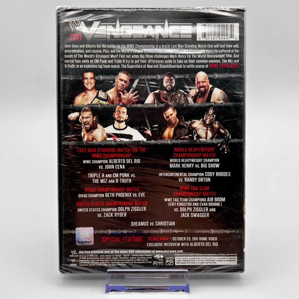 Wwe Vengeance 2011 Full Show