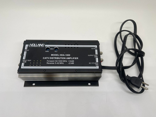 Holland Electronic CATV Distribution Amplifier 54-1000MHz +34dB Model ...