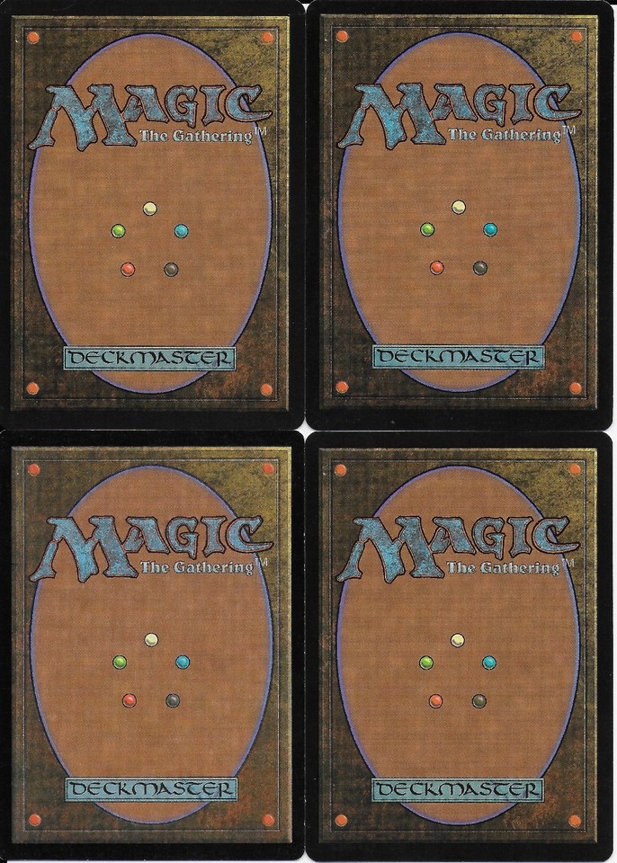 MTG: HIDDEN HORROR 6th Edition UNCOMMON; played, Excellent condition x4 ...