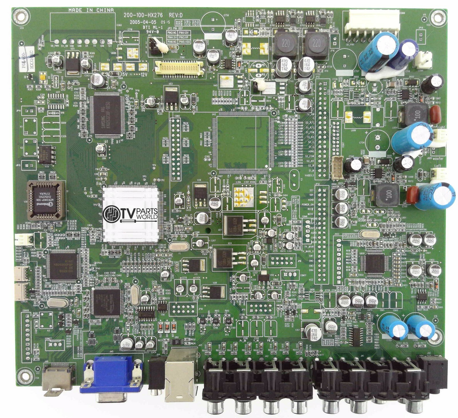 Proview RX-326 Main Board 899-000-HX326XC J18-04, 002959, 000-HX326XC ...