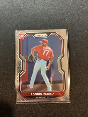 Adonis Medina RC 2021 Panini Prizm Baseball #56 - Philadelphia Phillies ...
