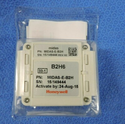 NEW Honeywell Analytics MIDAS-E-B2H Gas Detector Sensor B2H6 / Aug-15 ...
