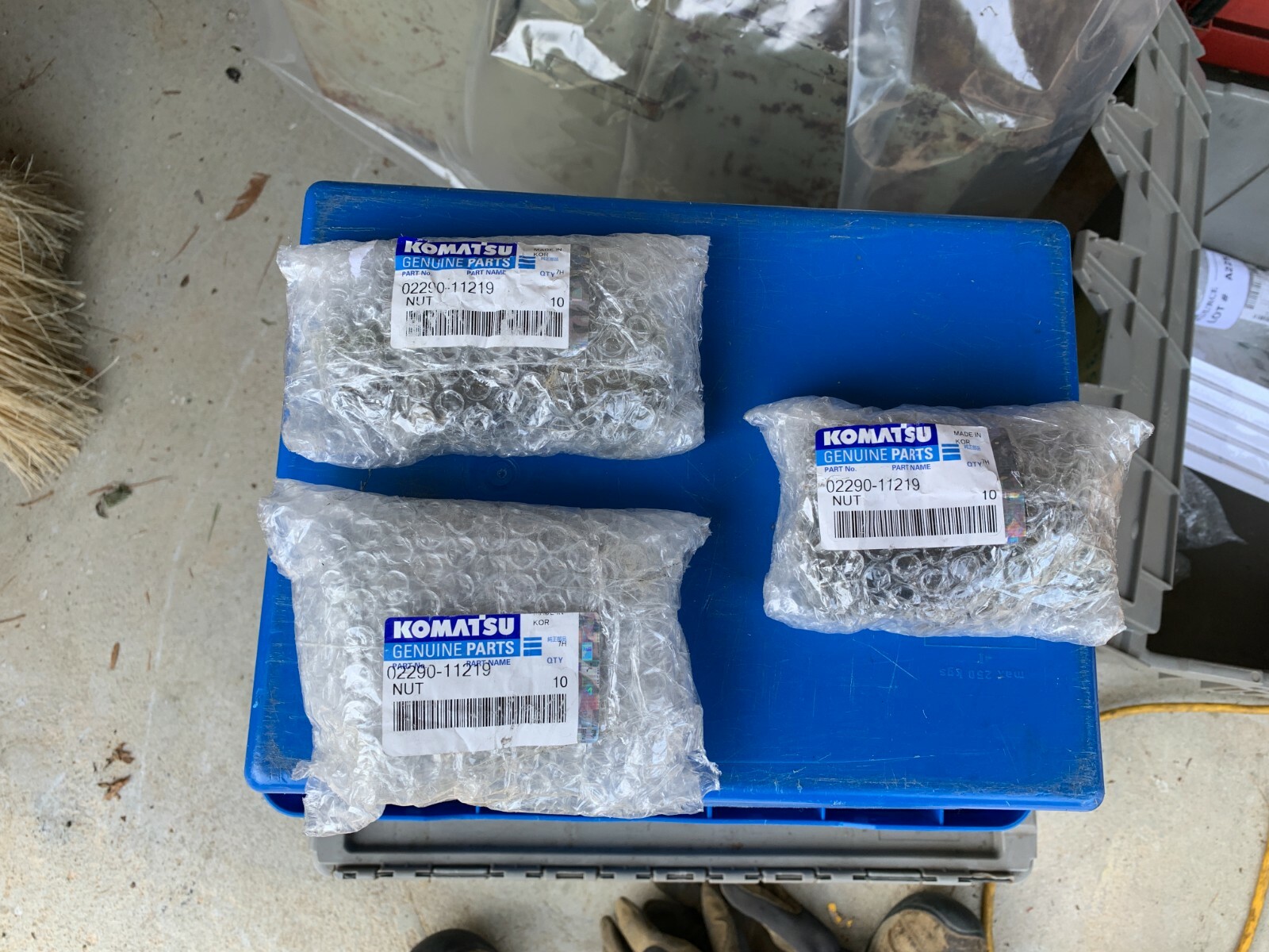 Komatsu 02290-11219 Nut - Lot of 30 - NEW - GENUINE KOMATSU | eBay