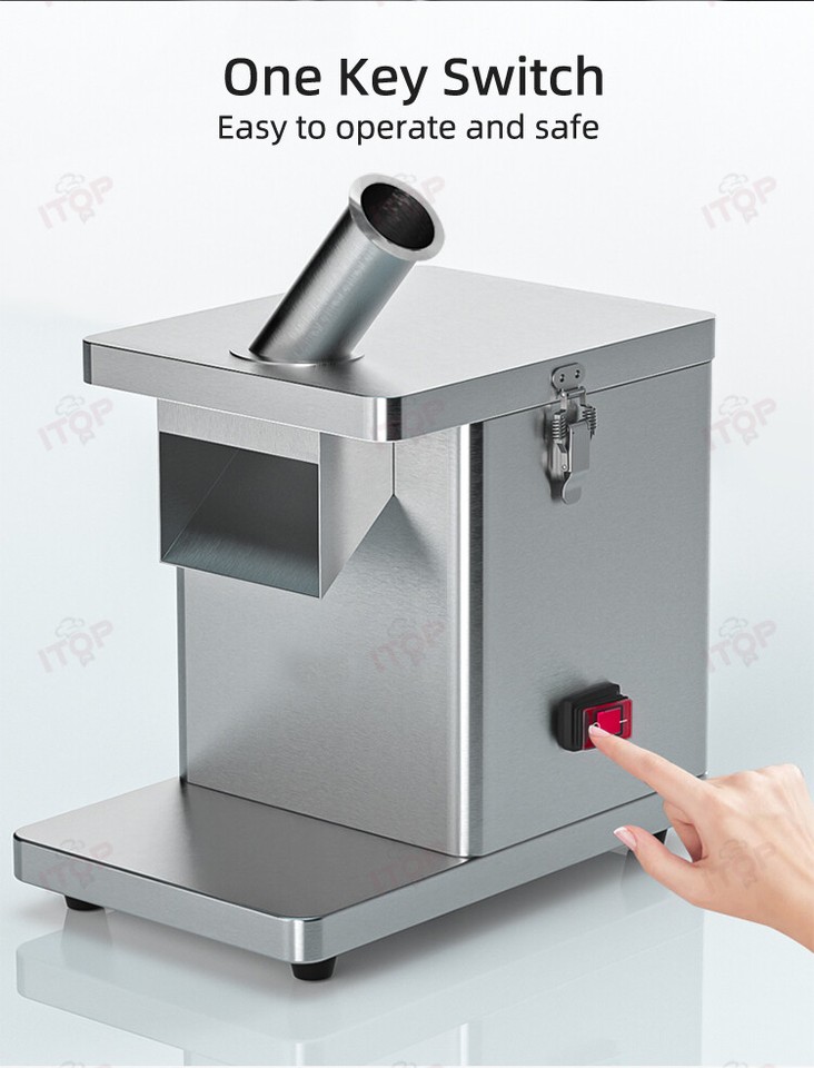 Sausage Slicer Electric Salami Cutter Oblique Slice Machine 250W ...