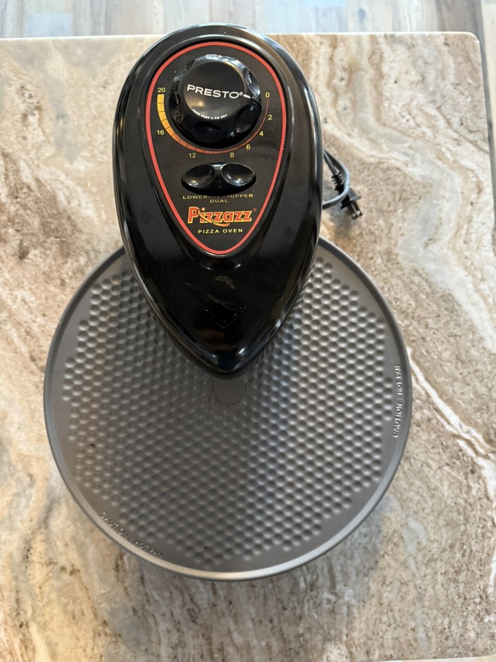 Presto Pizzazz Plus Rotating Pizza Oven - Black (3430) 729728406610 | eBay