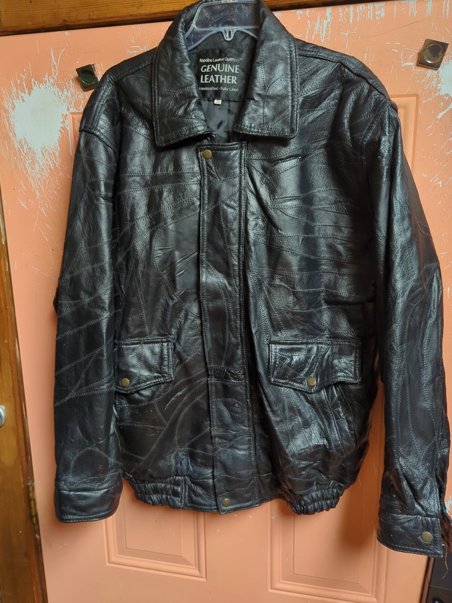 Vintage Napoline Leather Outfitters Quilted Genuine Leather Vintage Napoline Leather Outfitters Quilted Genuine Leather