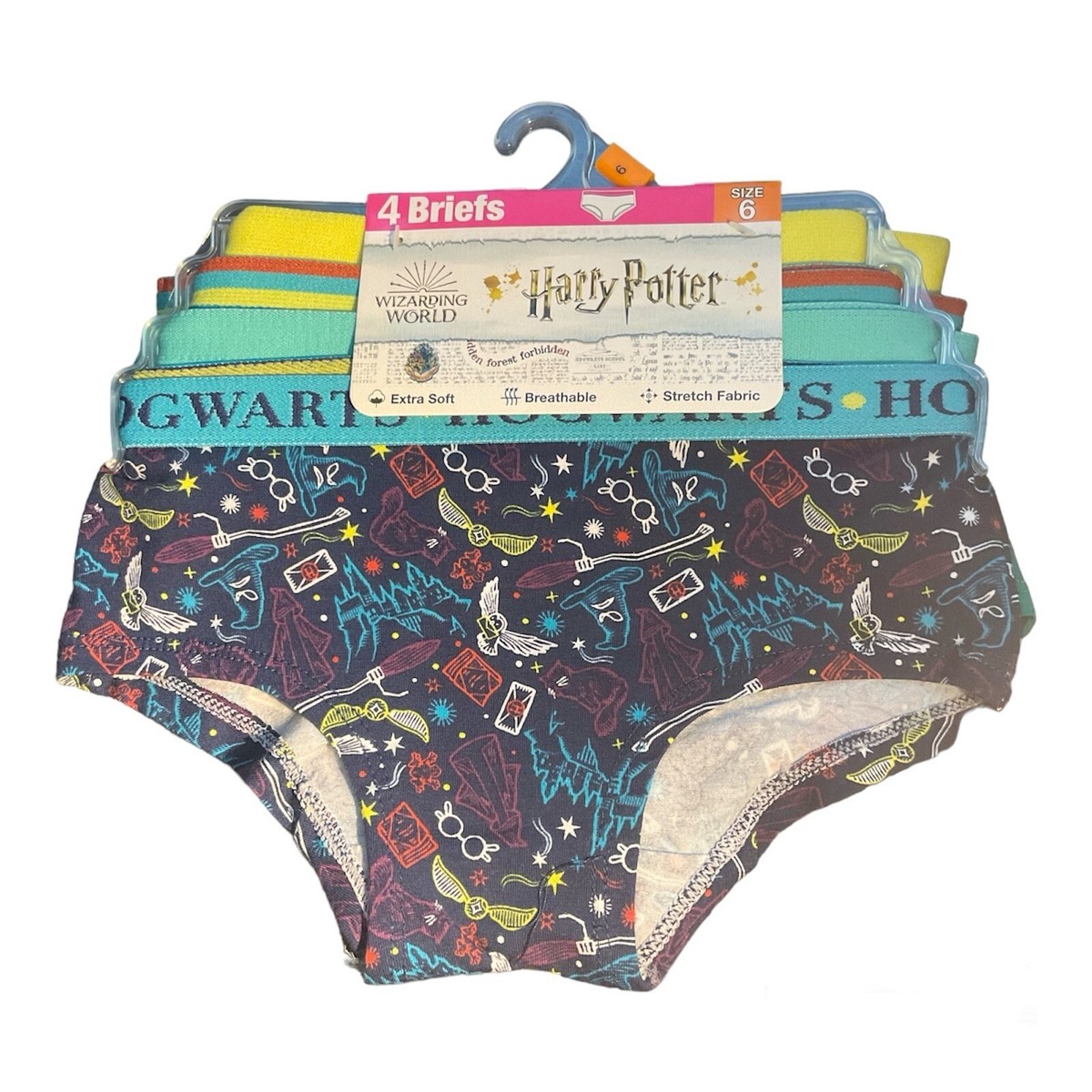 Potter Panties Pack Of 7 Classic Harry Potter Cotton Panties