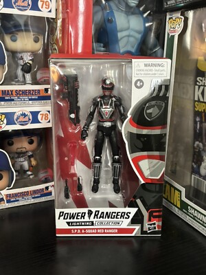 Power Rangers MMPR Lightning Collection - SPD Squad Red Ranger Figure ...