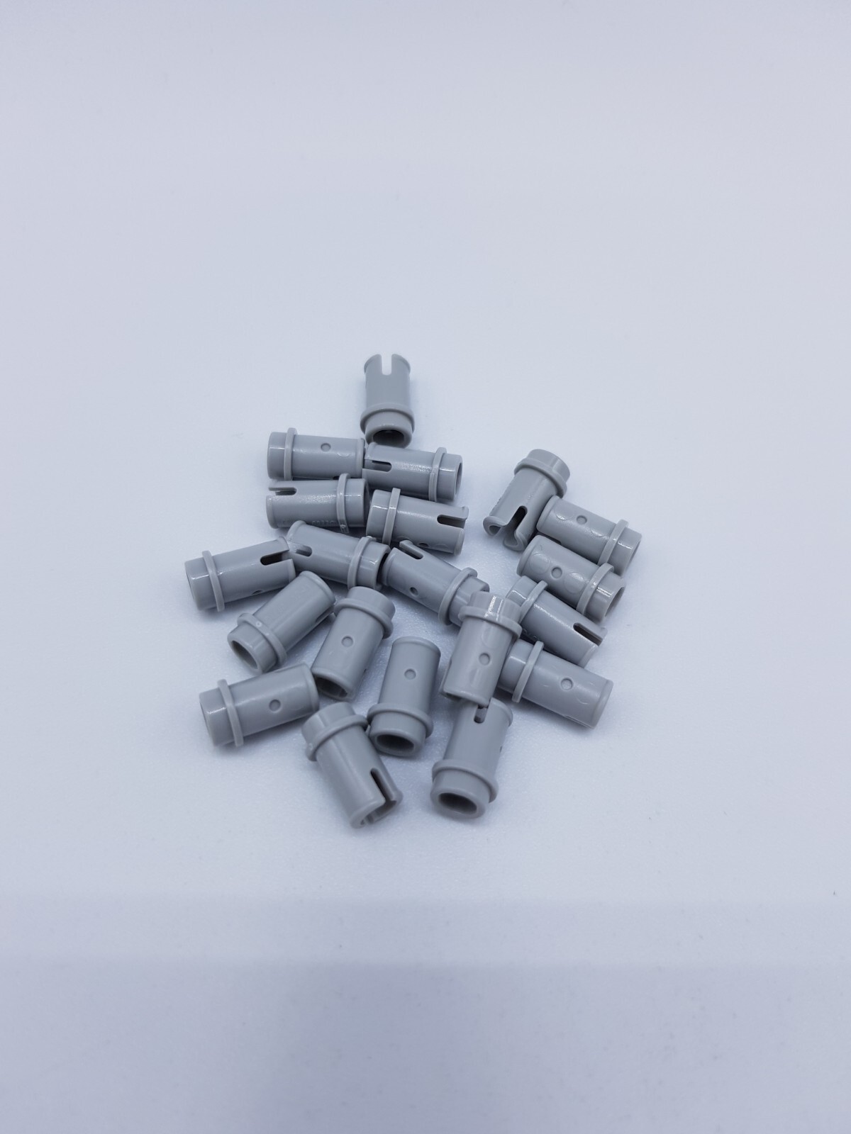 LEGO LOT 20 X CONNECTOR PEG W KNOB LIGHT BLUISH GRAY REF 4274 / 4211483 ...