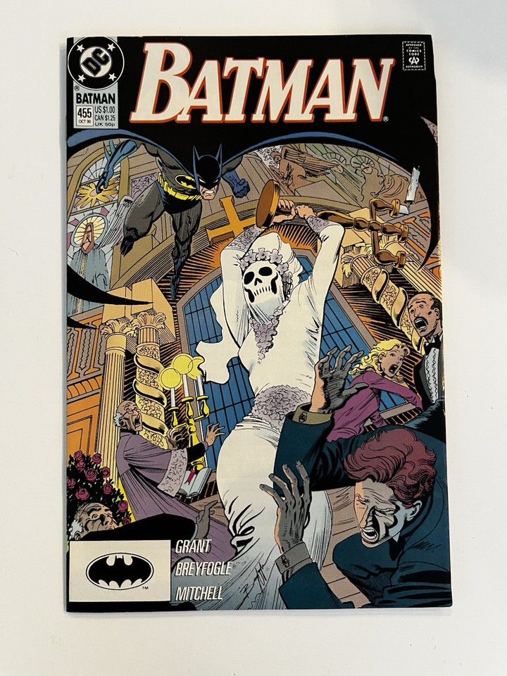 Batman #455-Breyfogle art-Higher Grade Copper Age DC, 1990-Vicky Vale ...
