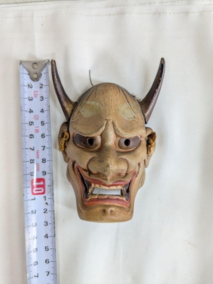 Japanese Vintage Noh Mask Hannya Hannya Mask Antique | eBay