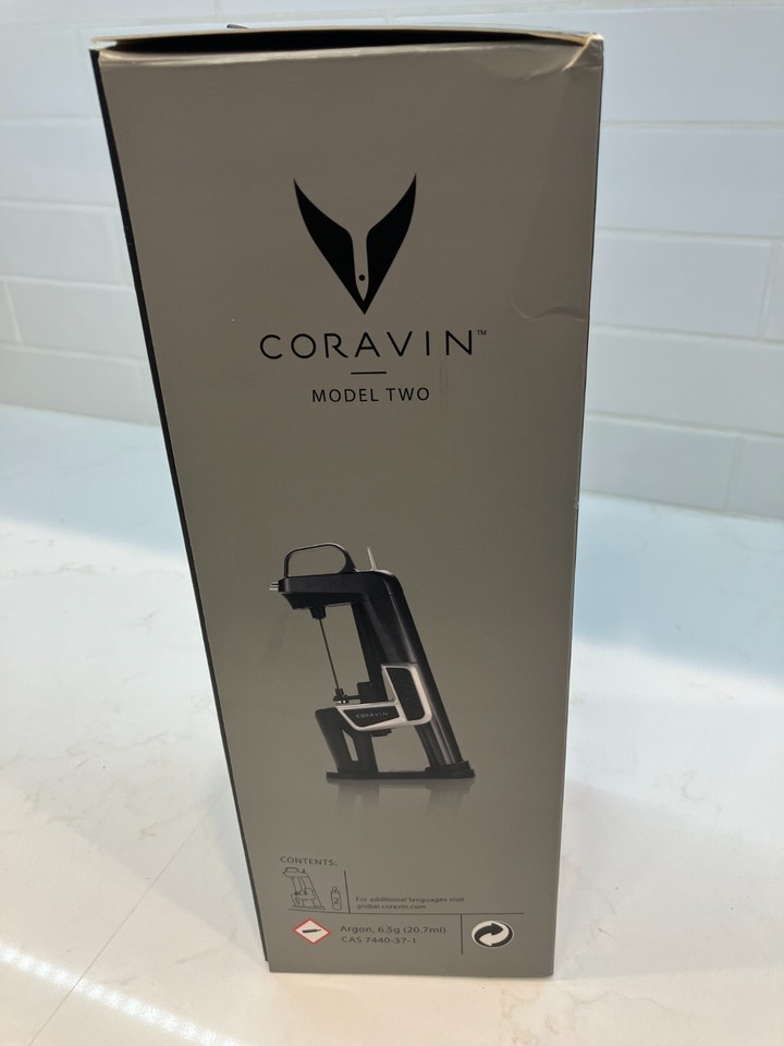 Coravin Model Two Black Wine Preservation System Machine No Capsules | eBay