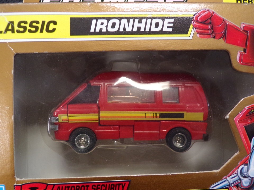 VINTAGE CLASSIC IRONHIDE TRANSFORMERS GENERATION 1 HASBRO AUTOBOT 1989 ...