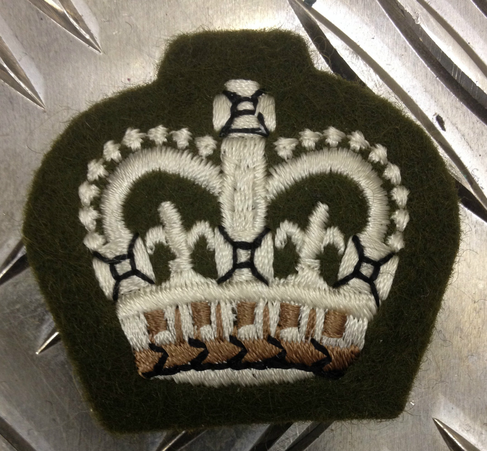 Genuine British Army No2 Staff SGT - Warrant Officers Class 2 WO2 Badge ...