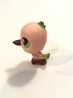 Littlest Pet Shop LPS #343 Pink and Brown Humming Bird with Green Eyes ...