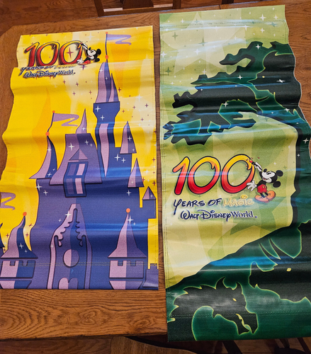 Walt Disney World 100 Years Of Magic 2 Park Vinyl Banners | eBay