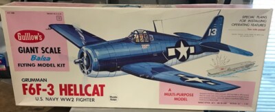 Guillows F6F Hellcat Grumman Wood Model Kit # 1005 | eBay