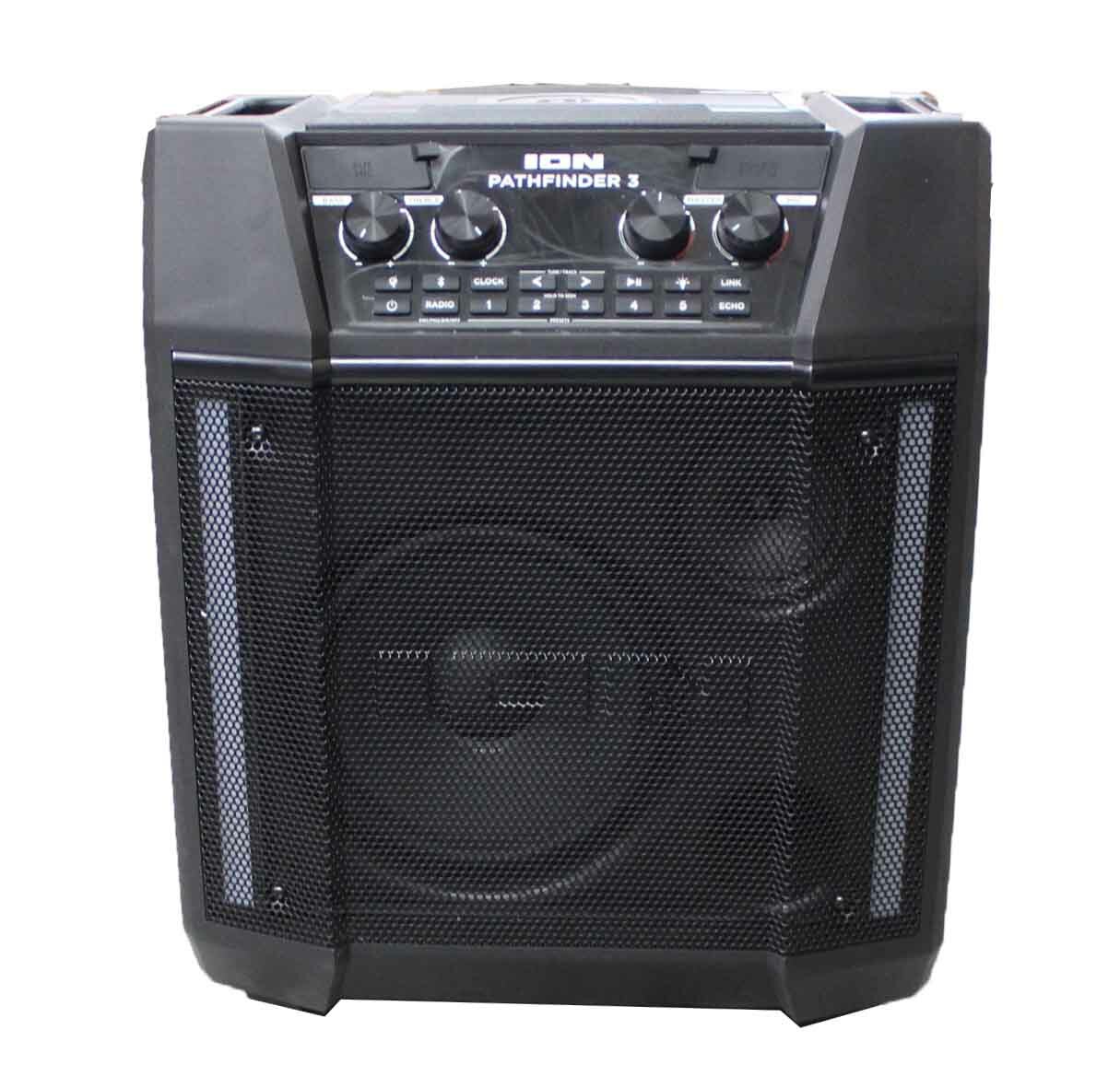 ION iPA117CC Pathfinder 3 Charger Bluetooth Portable Speaker - Black ...