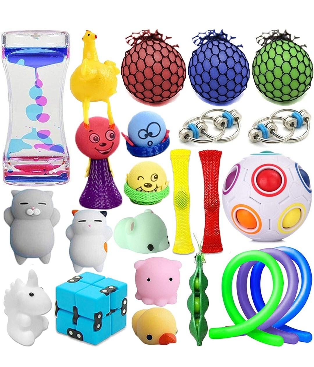 Top Fidget Toys Pack Anti Stress Toy Set Marble Relief Gift | eBay