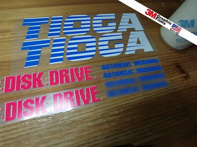Tioga Disk Drive 90 ́s X1 wheel decal sticker set ステッ | eBay