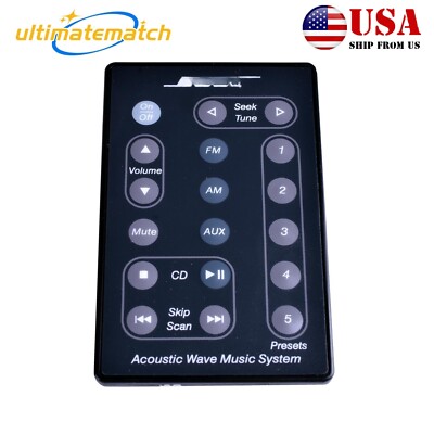 New Remote Control Fit for Bose Acoustic Wave Music System Remote ...