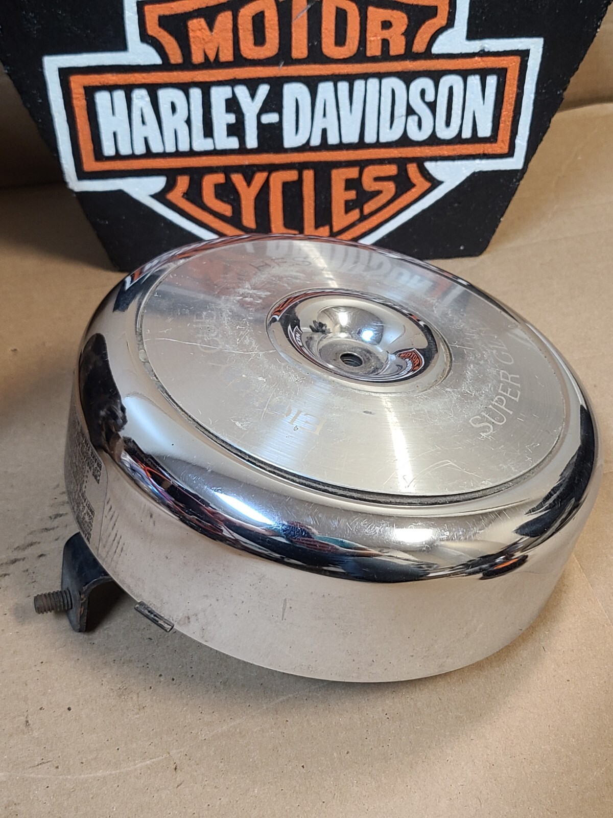 1984-1989 Harley-Davidson Super Glide Stock EVO Air Cleaner Cover ...
