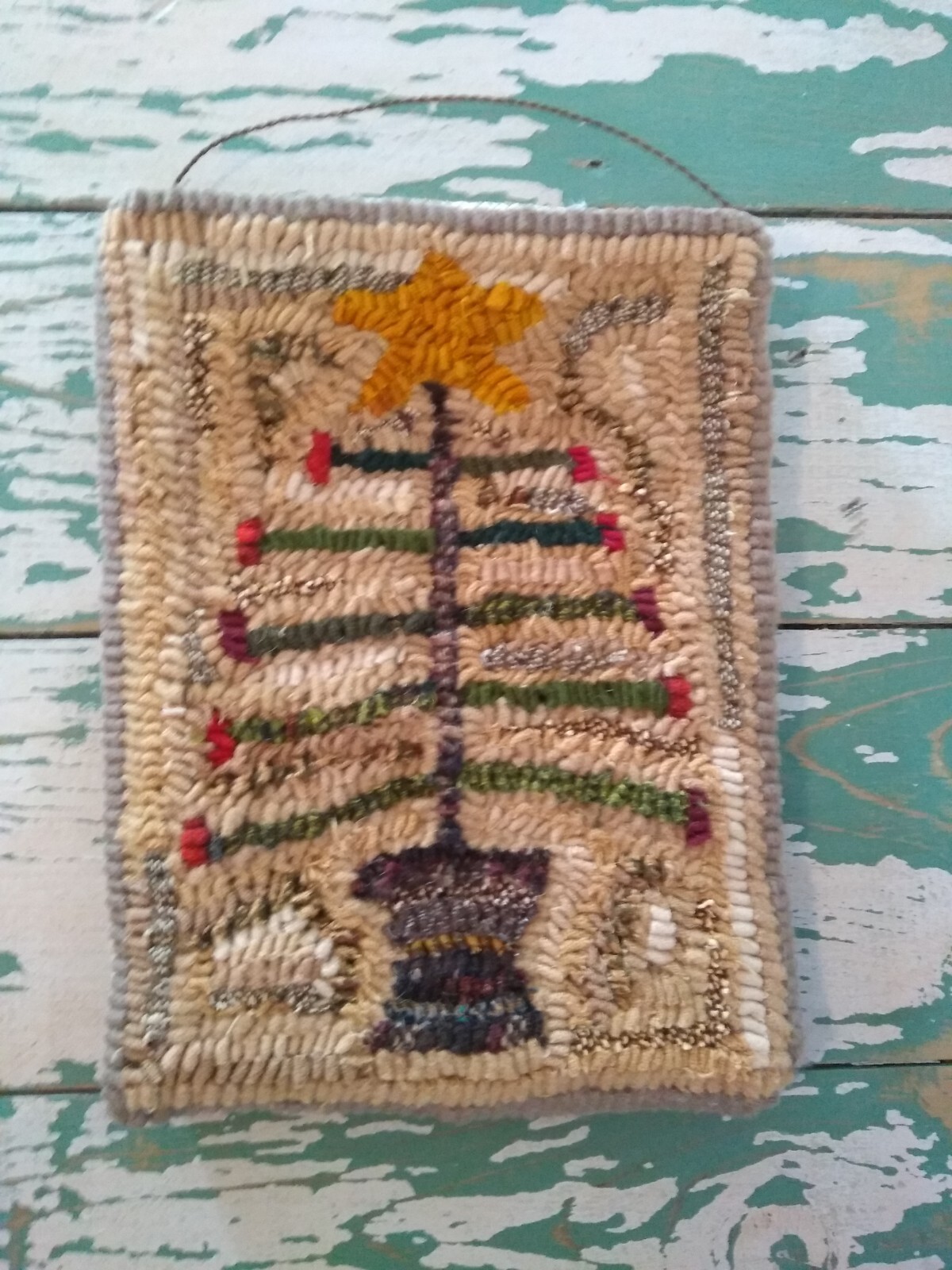 primitive hand hooked wool rugs finished | eBay