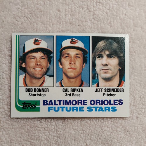 1982 Topps - Future Stars Cal Ripken, Jeff Schneider, Bobby Bonner #21 ...