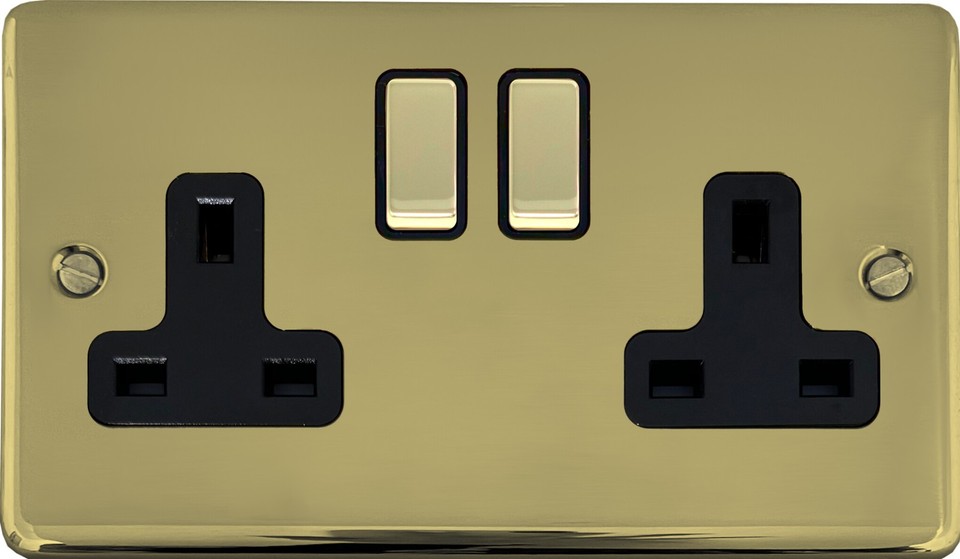G&H Brassware Polished Brass Sockets and Switches - Full Range | eBay UK