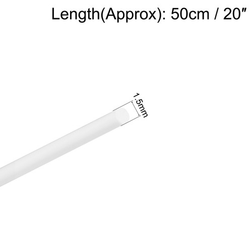 10pcs ABS Plastic Round Bar Rod for Architectural Model Making DIY 1 ...