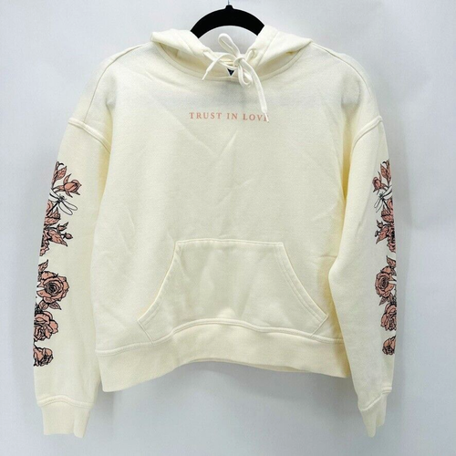 Disney Her Universe Maleficent Aurora Hoodie Size S Trust In Love Ivory Preppy | eBay