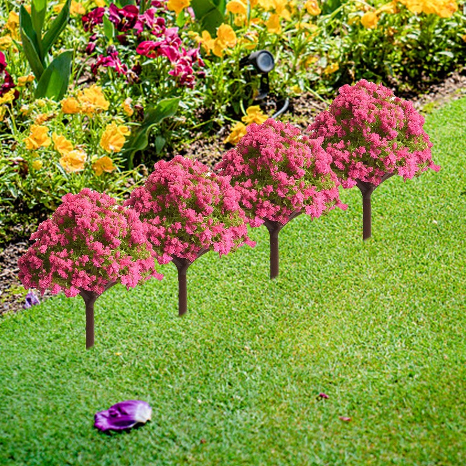 Arbre à fleurs miniature modèle fleurs arbres résistant à la décoloration l | eBay UK