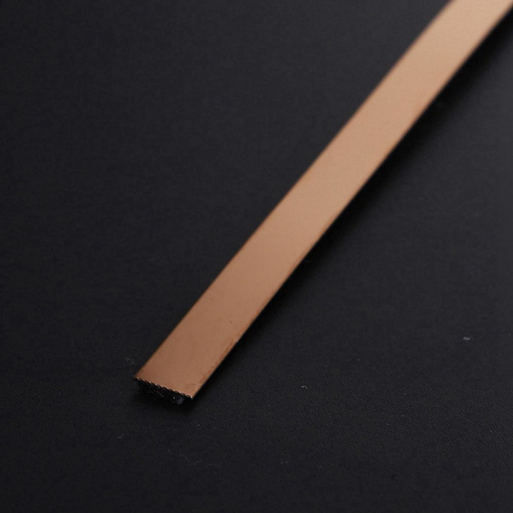 1PC 5M Stainless Steel Flat Decor Lines Background Wall Ceiling Edge ...