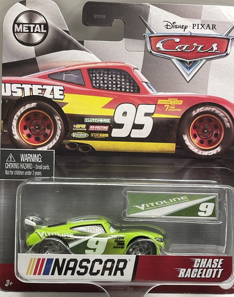Disney Pixar Cars Nascar Series Diecast - Chase Racelott Vitoline #9 ...
