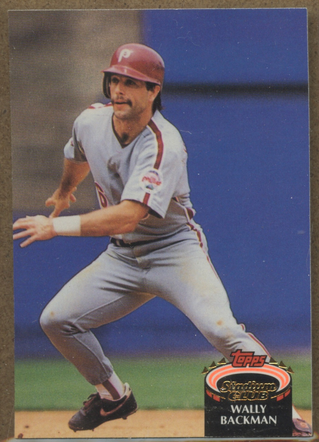 1992 Topps Stadium Club #4 Wally Backman Philadelphia Phillies | eBay