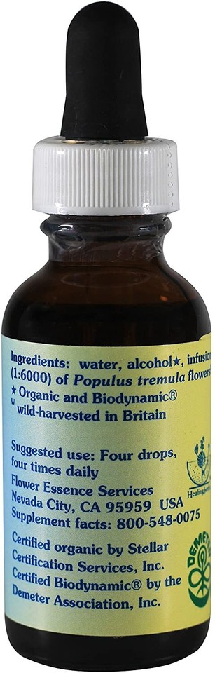 Flower Essence Services Aspen Dropper Herbal Supplements, 1 Ounce | eBay