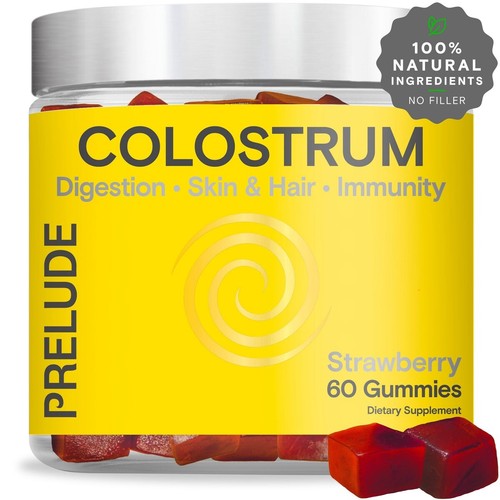 Prelude Colostrum Gummies-Strawberry- 60 Count | eBay