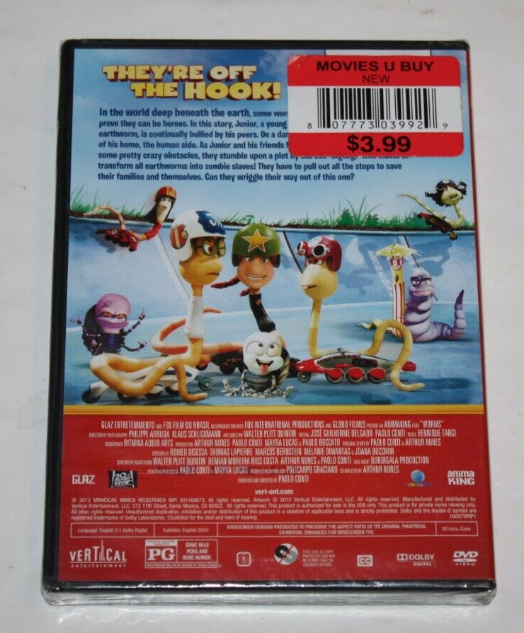 Worms (DVD, 2013) New - Free Shipping - Earthworms : The Movie | eBay