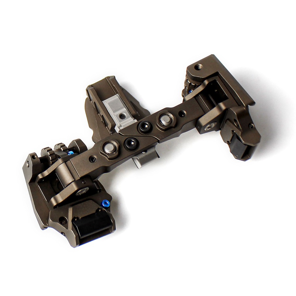 RQE Dual Arms Mount KVC Bridge NVG Stent Helmet Mount For L4G24 & PVS14 ...