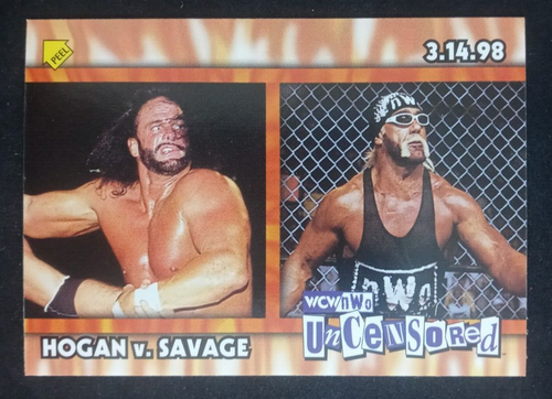 1999 Topps WCW/nWo Nitro Sticker Hogan Vs Savage S3 | eBay