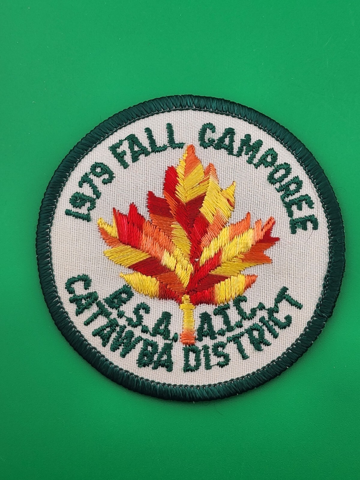 1979 Fall Camporee Catawba District BSA AIC Patch Boy Scouts Of America ...