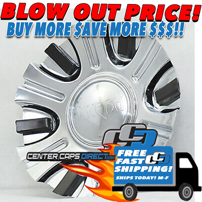 EMR0767-TRUCK-CAP VISCERA LOGO WHEEL RIM CENTER CAP CHROME W/ BLACK & 1 ...
