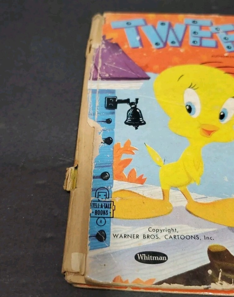 Tweety, A Whitman Book 1953, Warner Bros Cartoons, Fred Abranz, HC/VG ...