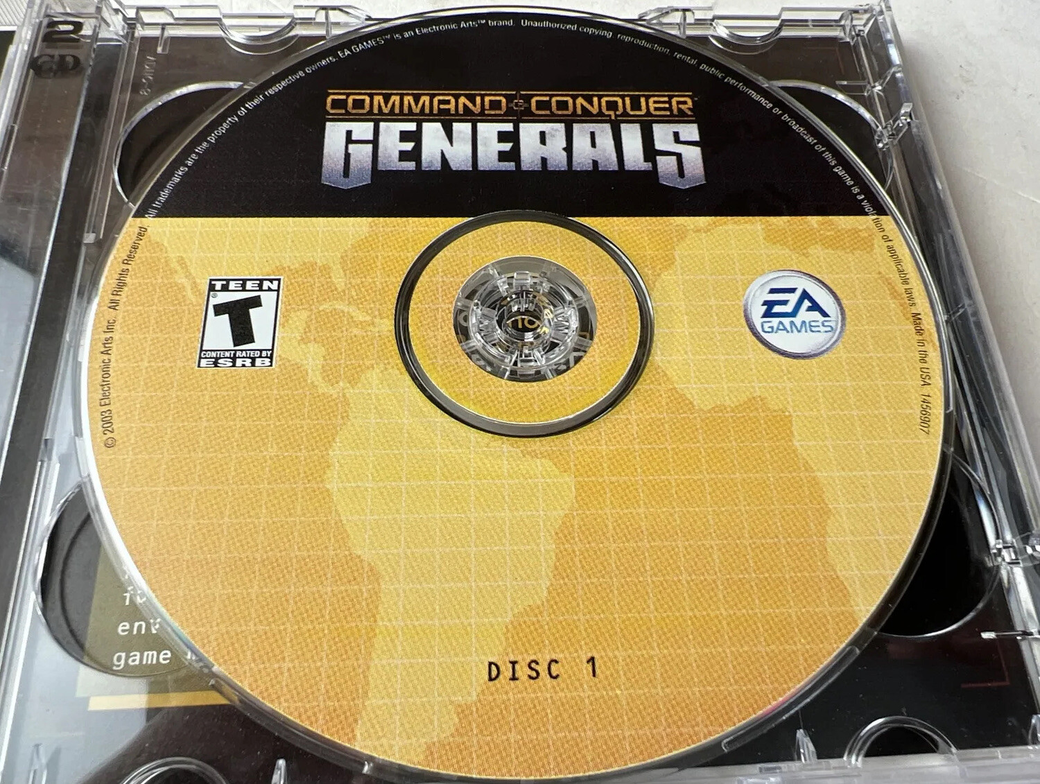 REBEL COVER - Command & Conquer GENERALS (PC, 2003) PC GAME OPEN BOX W ...