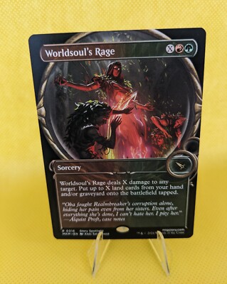 MTG Worldsoul's Rage (Showcase) Murders at Karlov Manor MKM Magic The ...