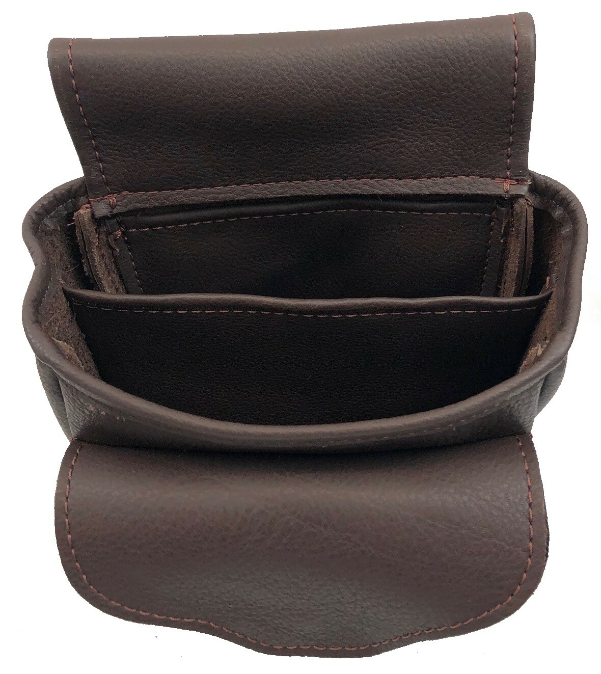 Genuine LEATHER SHOTGUN SHELL SPORTING CLAY SKEET TRAP POUCH DLX ...